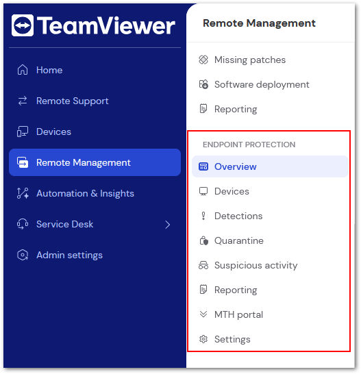 Get started with TeamViewer Endpoint Detection and Response